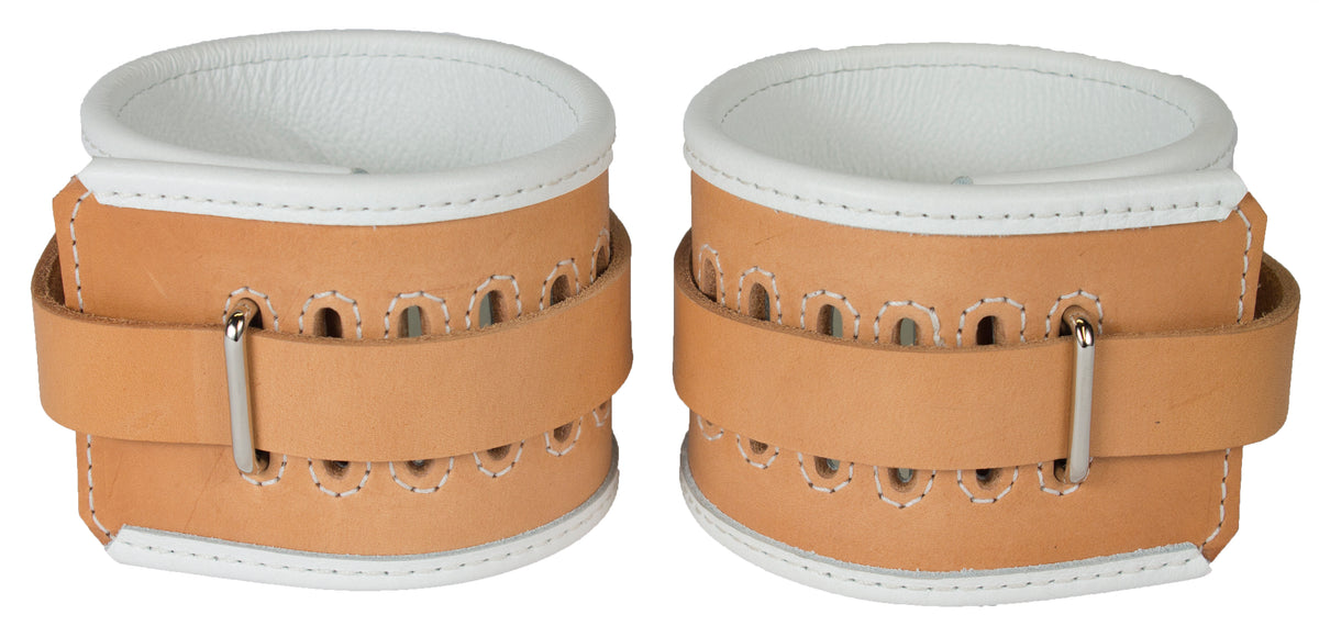 Ankle Cuffs Hospital Style Tan/White Restraints Bondage – The Leather Boy