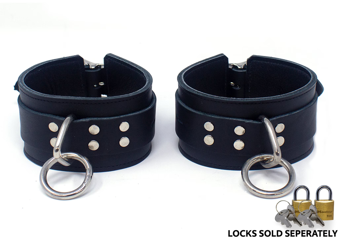 Soft Leather Lined Locking Ankle Cuffs – The Leather Boy
