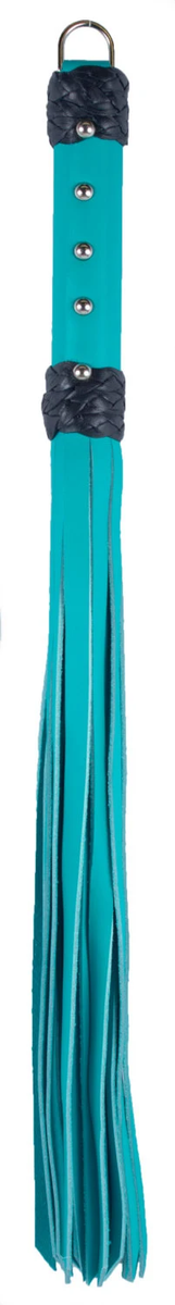 Bondage Turquoise Leather 20" Strap Whip – The Leather Boy