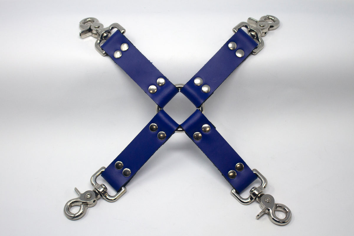HOG TIE - BLUE – The Leather Boy